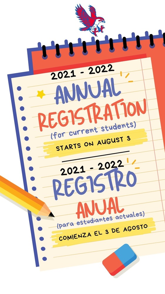 Annual Registration Now Open for Current Falcon Students | Royal ISD ...