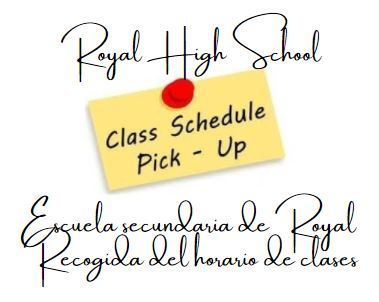 RHS Schedule Pick-Up | Royal ISD Administration