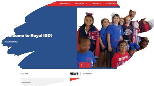 Exciting Updates to the RISD District and Campus Websites | Royal ISD ...