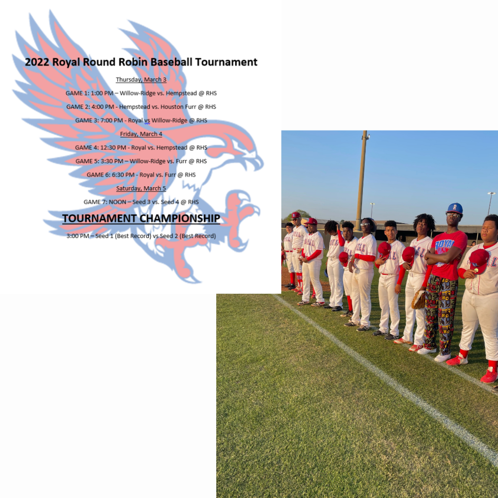 2022 Royal Round Robin Baseball Tournament Schedule | Royal High School